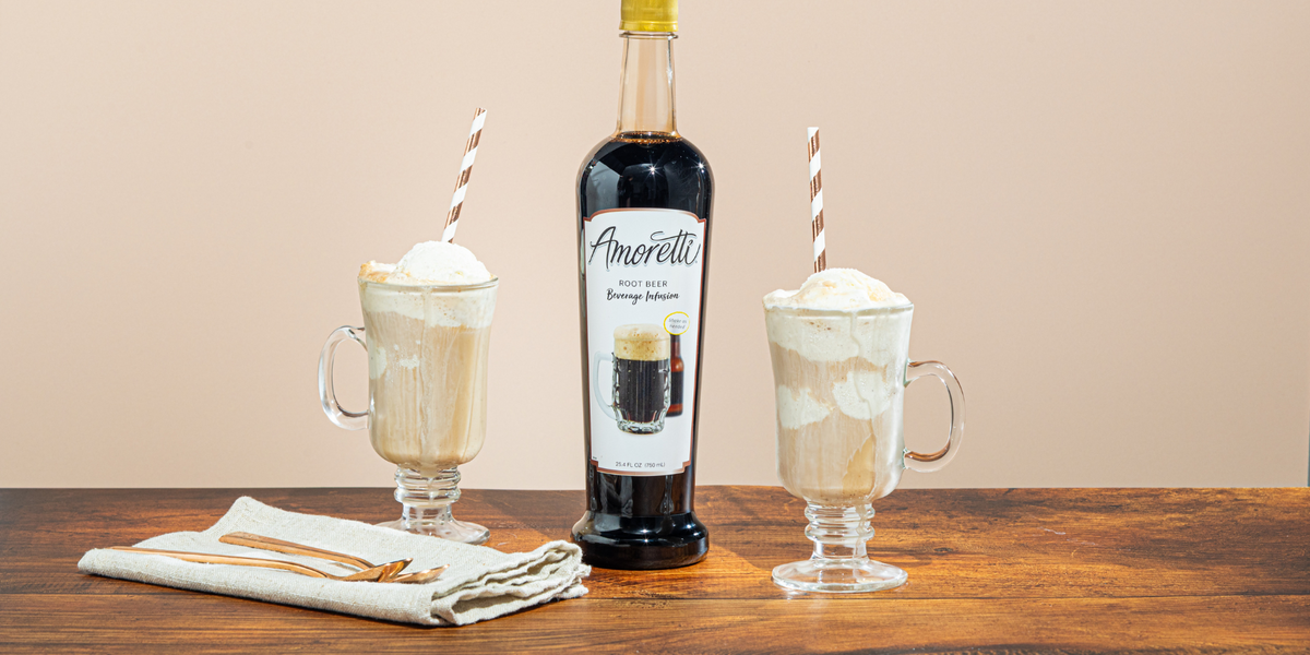 Quick & Easy Root Beer Float — Amoretti