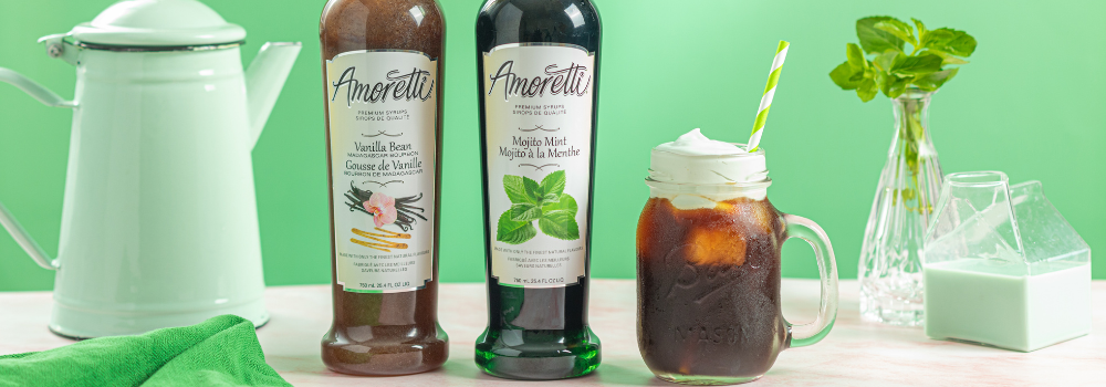 Vanilla Mint Iced Americano — Amoretti