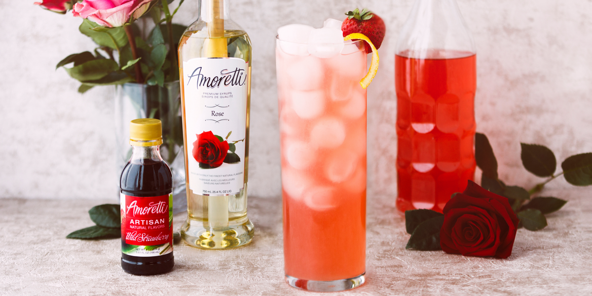 Strawberry Rose Lemonade — Amoretti