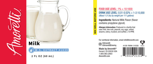 Milk Extract Water Soluble — Amoretti