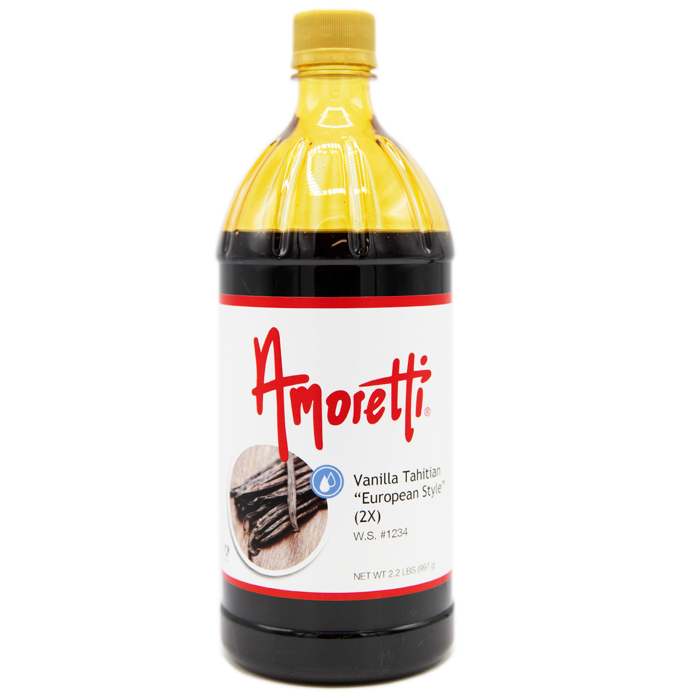 Vanilla Tahitian "European Style" Water Soluble 2X — Amoretti