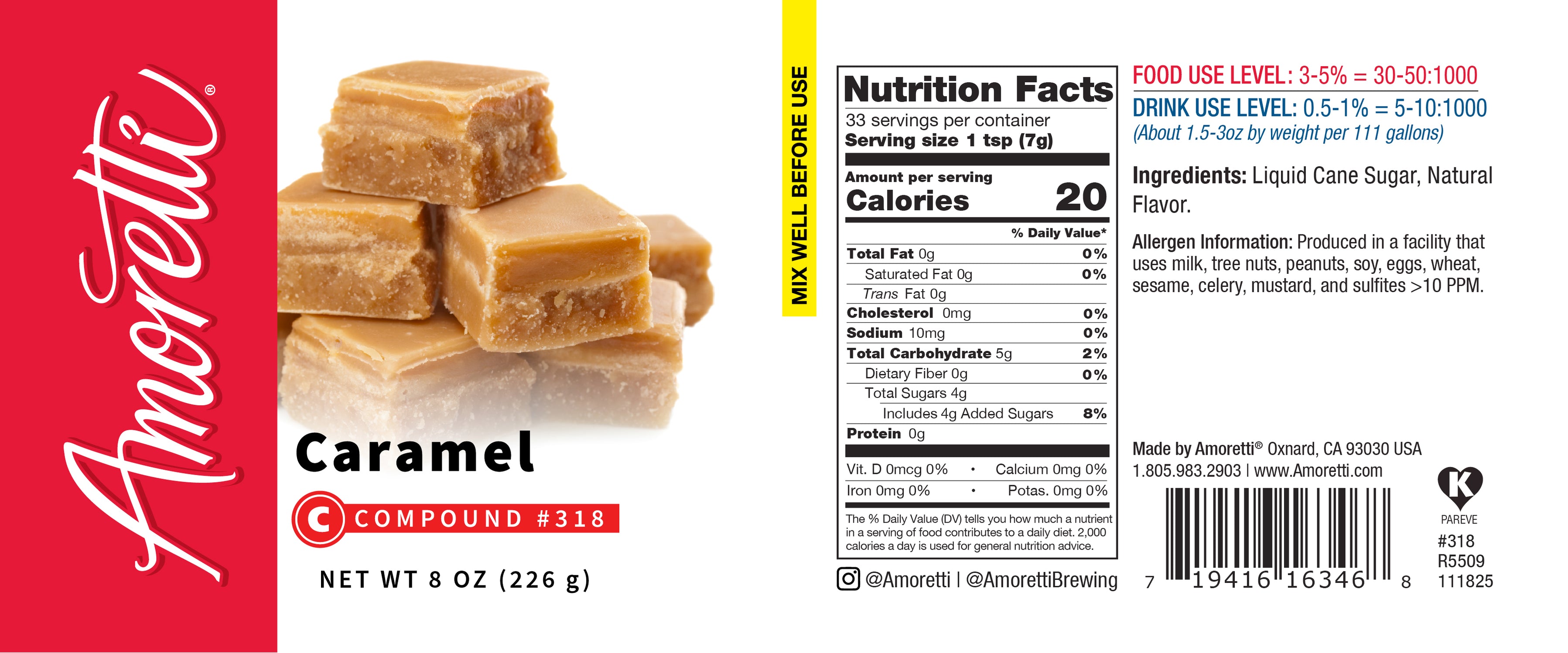 Caramel Compound — Amoretti