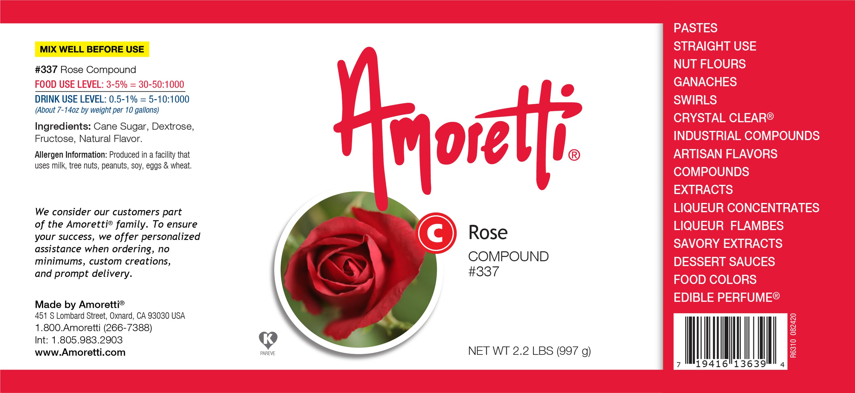 Rose Compound — Amoretti