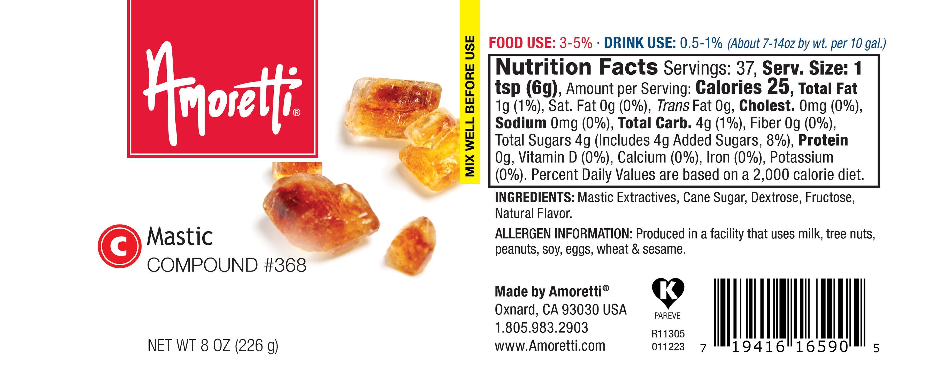 Mastic Compound — Amoretti