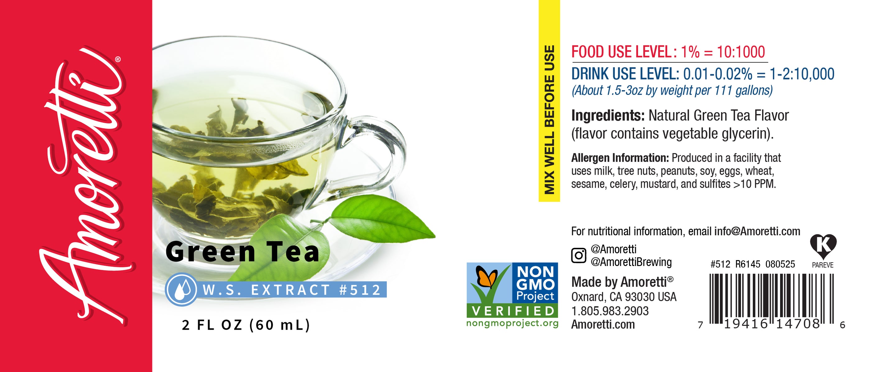 Green Tea Extract Water Soluble — Amoretti