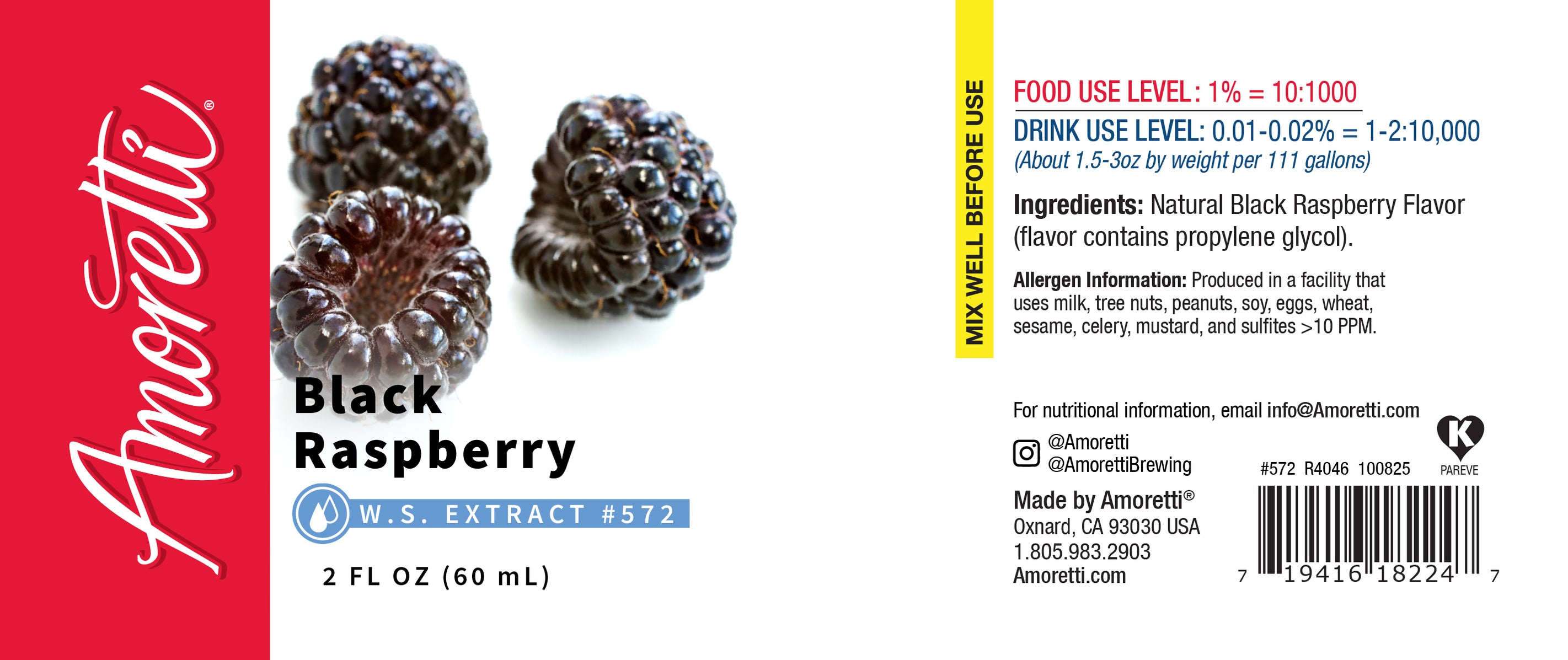 Black Raspberry Extract Water Soluble — Amoretti