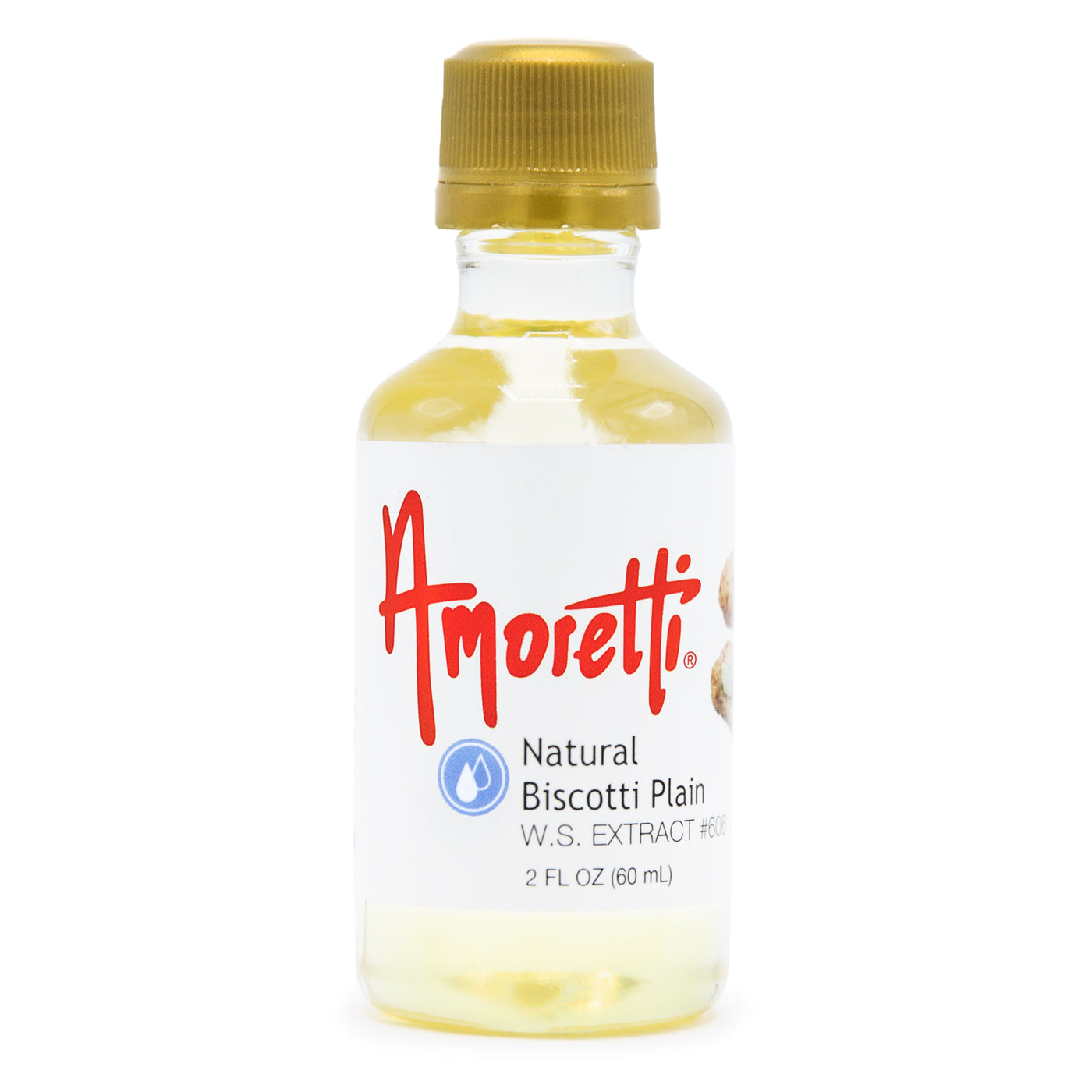 Natural Biscotti Plain Extract Water Soluble — Amoretti