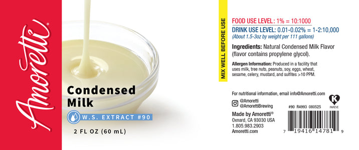 Condensed Milk Extract Water Soluble — Amoretti