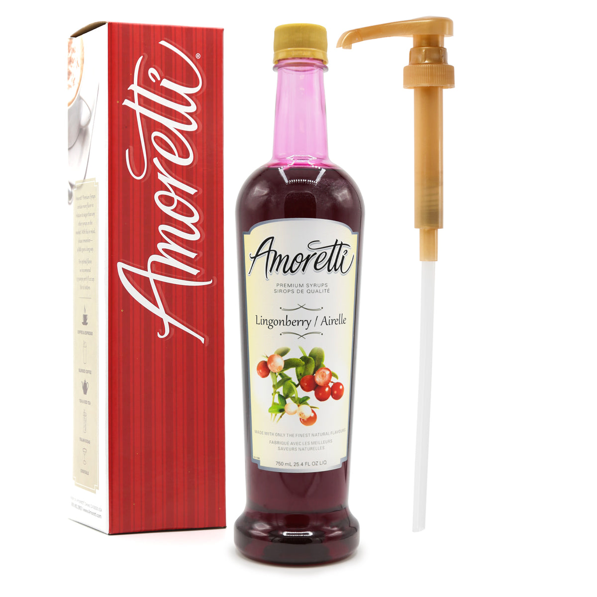 Premium Lingonberry Syrup — Amoretti