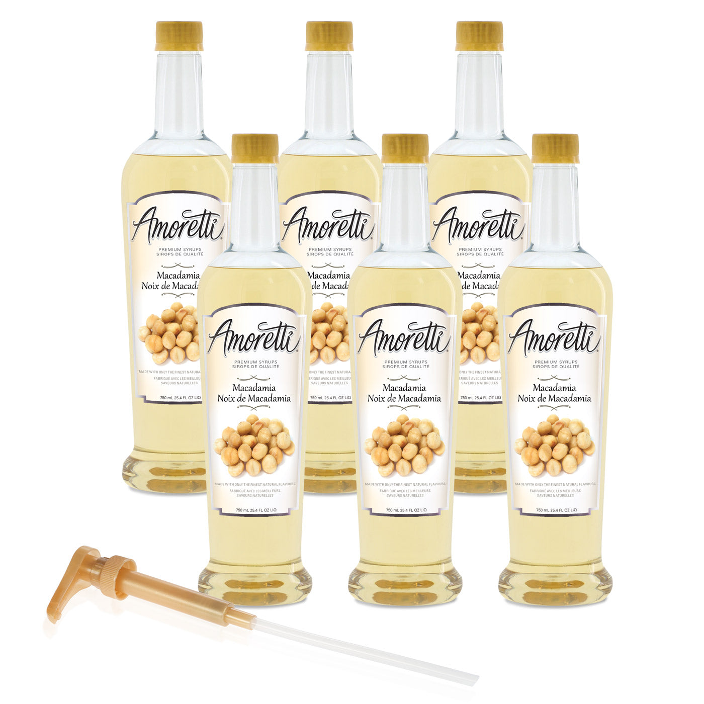 Premium Macadamia Syrup — Amoretti