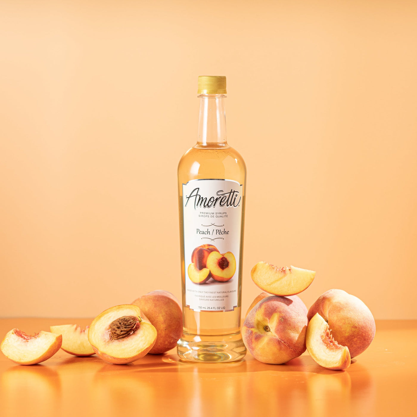 Premium Peach Syrup — Amoretti