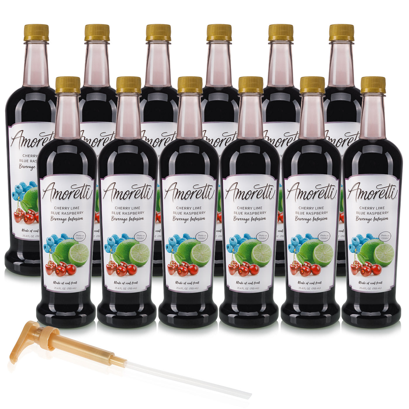 Cherry Lime Blue Raspberry Beverage Infusion — Amoretti