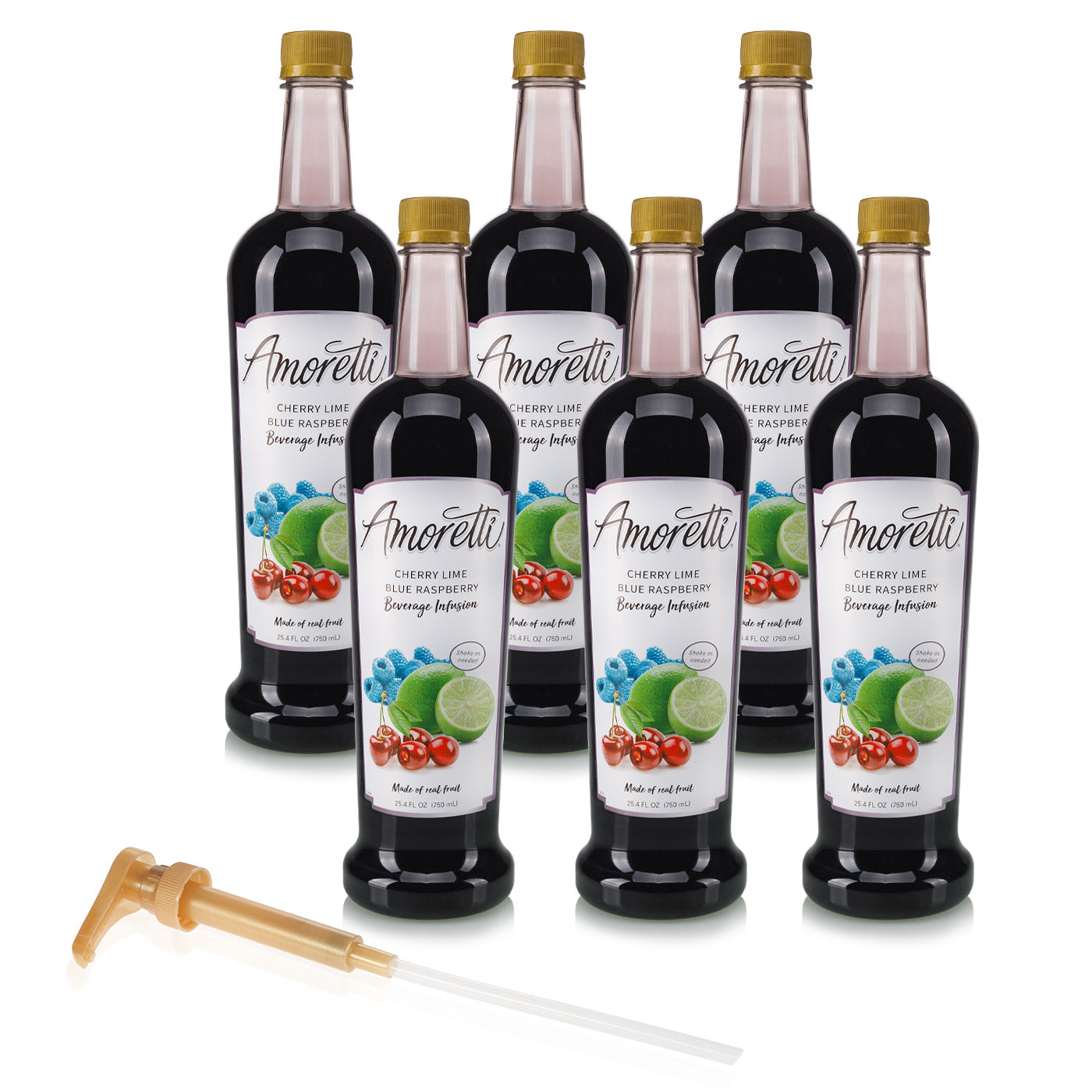 Cherry Lime Blue Raspberry Beverage Infusion — Amoretti