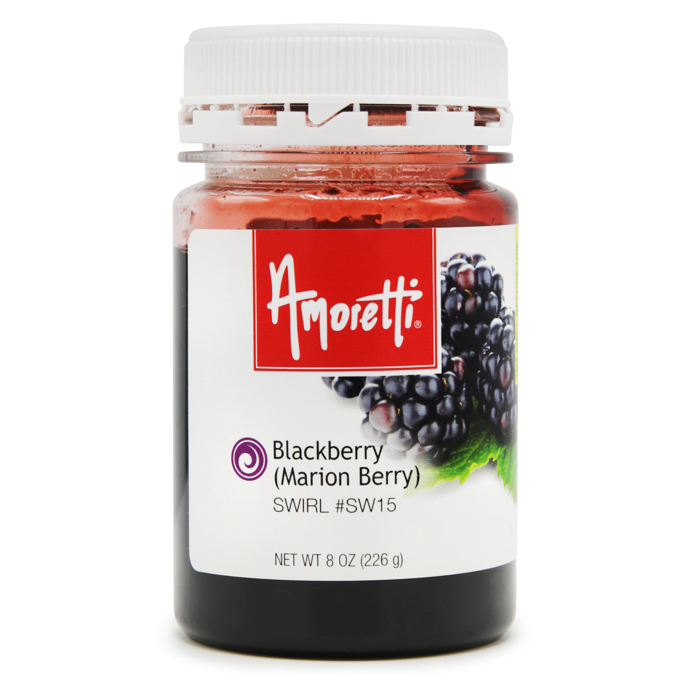 Blackberry (Marionberry) Marbleizing Swirl — Amoretti