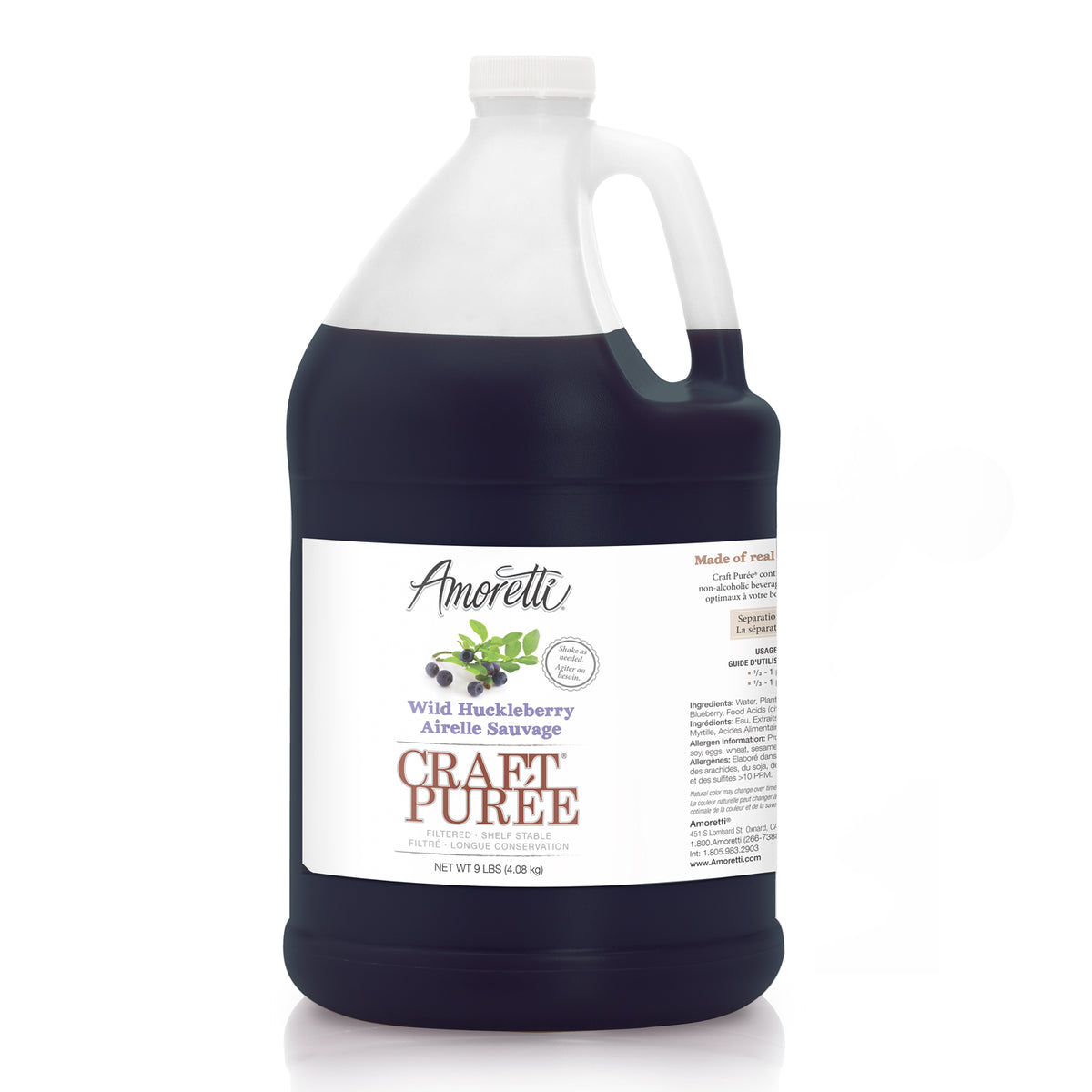 Wild Huckleberry Craft Puree® — Amoretti