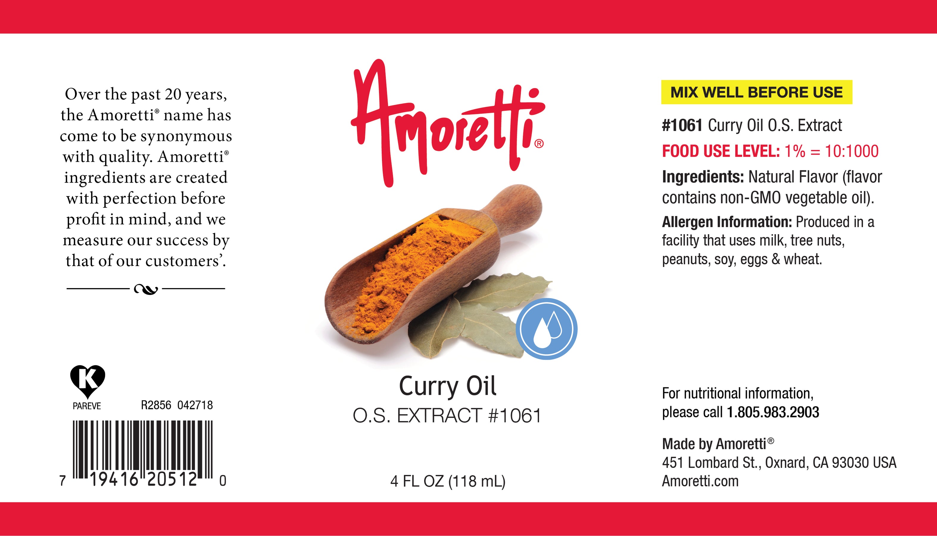 Curry Oil Extract Oil Soluble — Amoretti