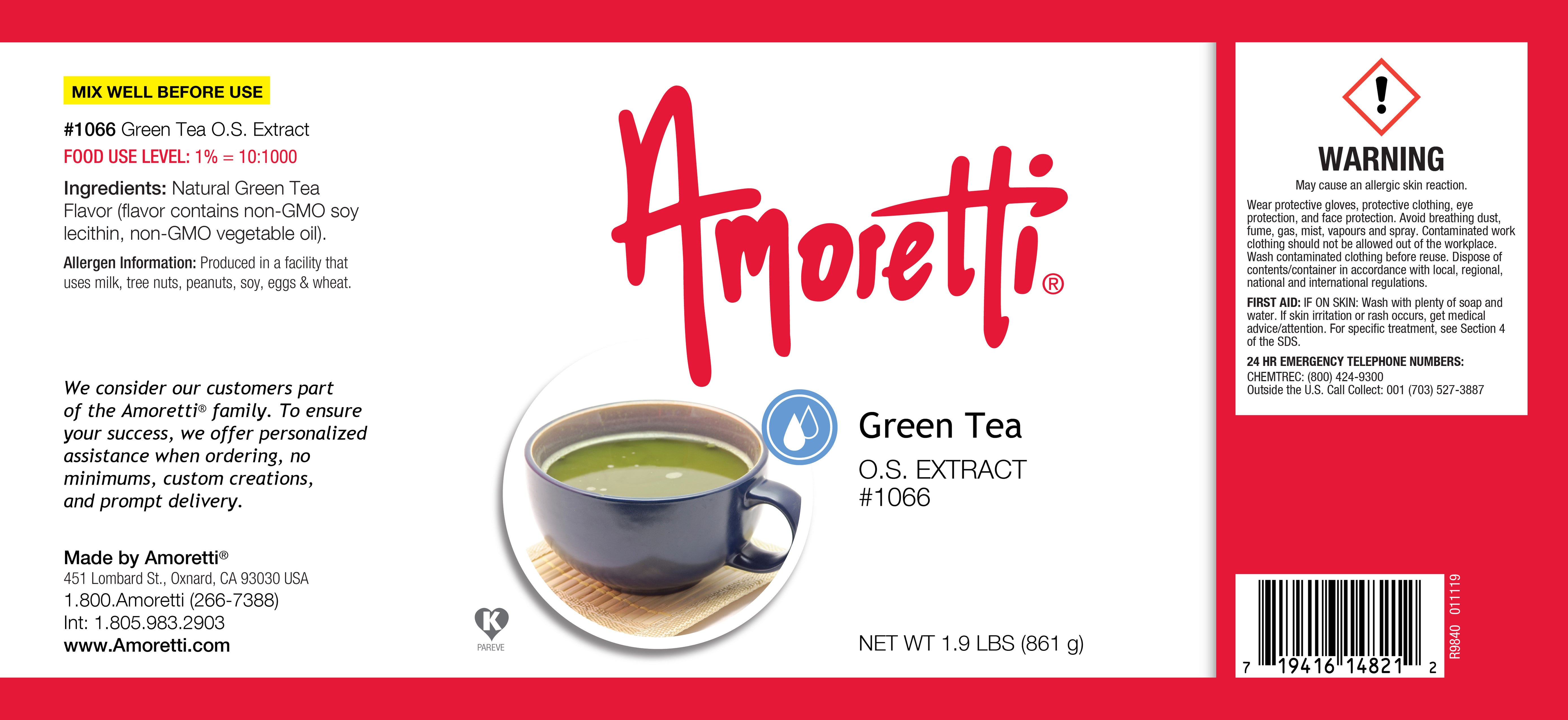 Green Tea Extract Oil Soluble — Amoretti