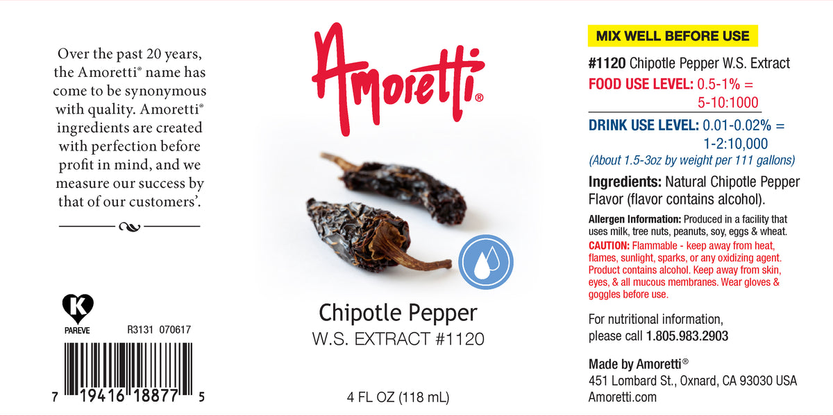 Chipotle Pepper Extract Water Soluble — Amoretti