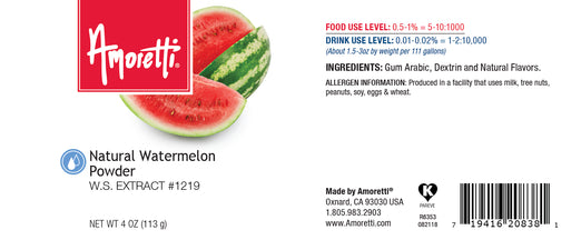 Natural Watermelon Extract Powder Water Soluble — Amoretti