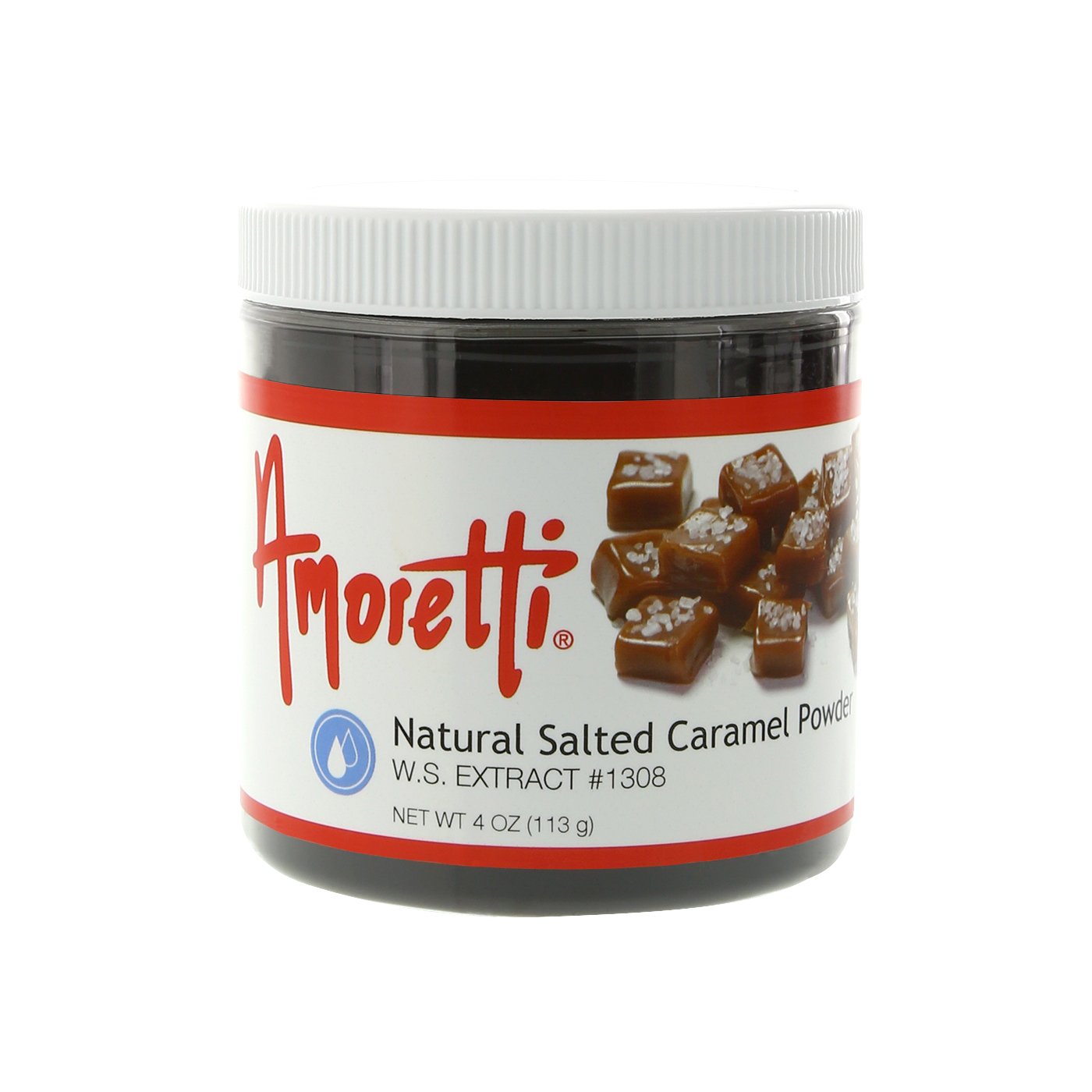 Natural Salted Caramel Extract Powder Water Soluble — Amoretti