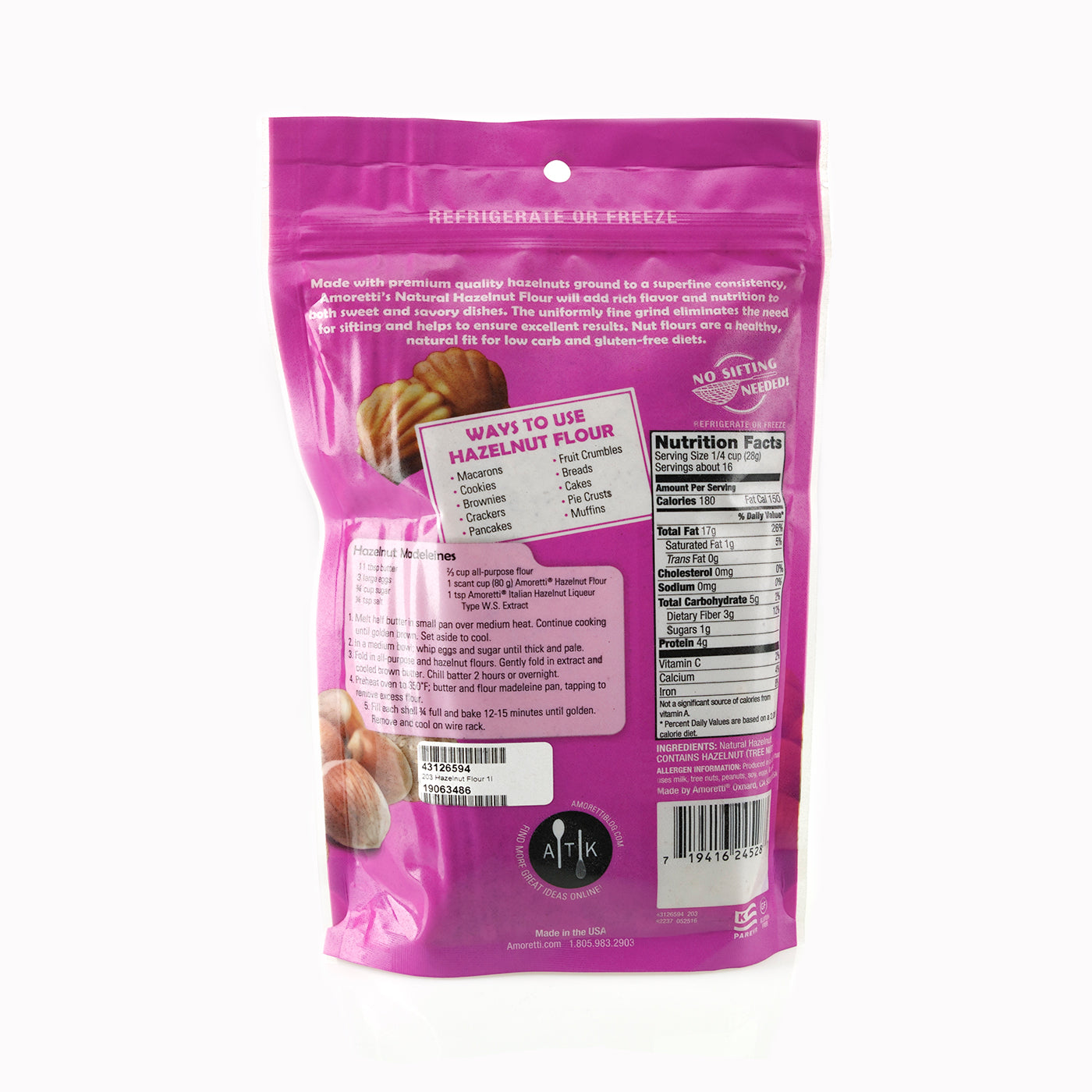 how to make hazelnut flour at home