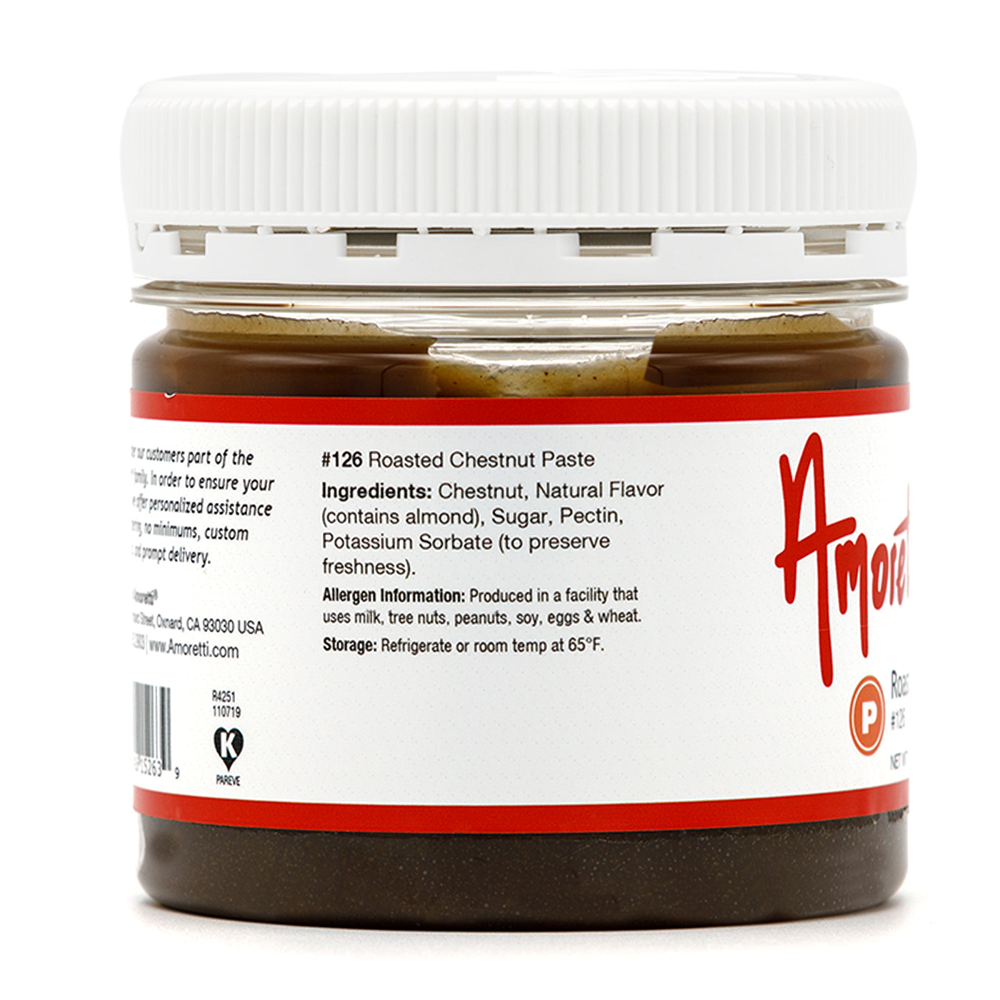 Roasted Chestnut Paste (refrigerate) — Amoretti