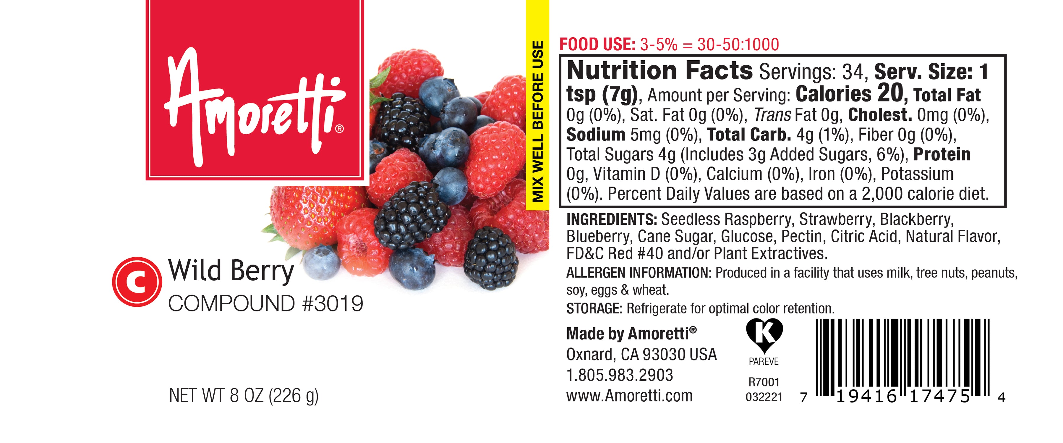 Wild Berry Compound — Amoretti