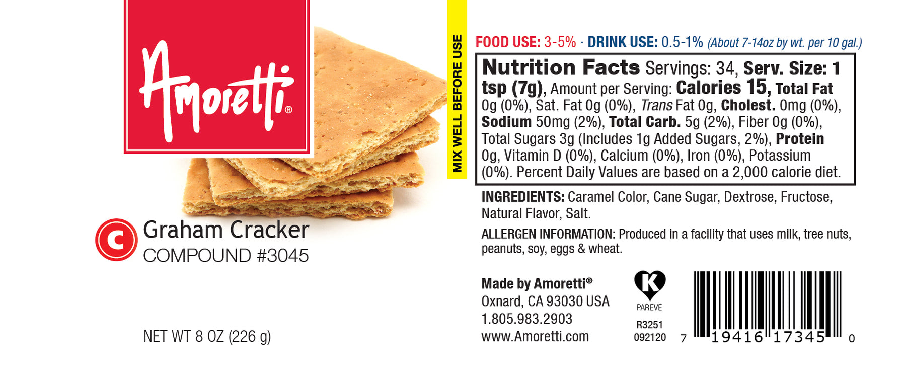 Graham Cracker Compound — Amoretti