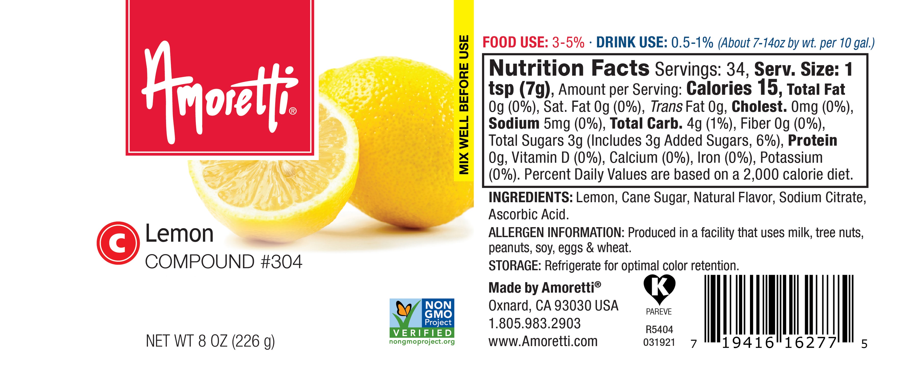 Lemon Compound — Amoretti