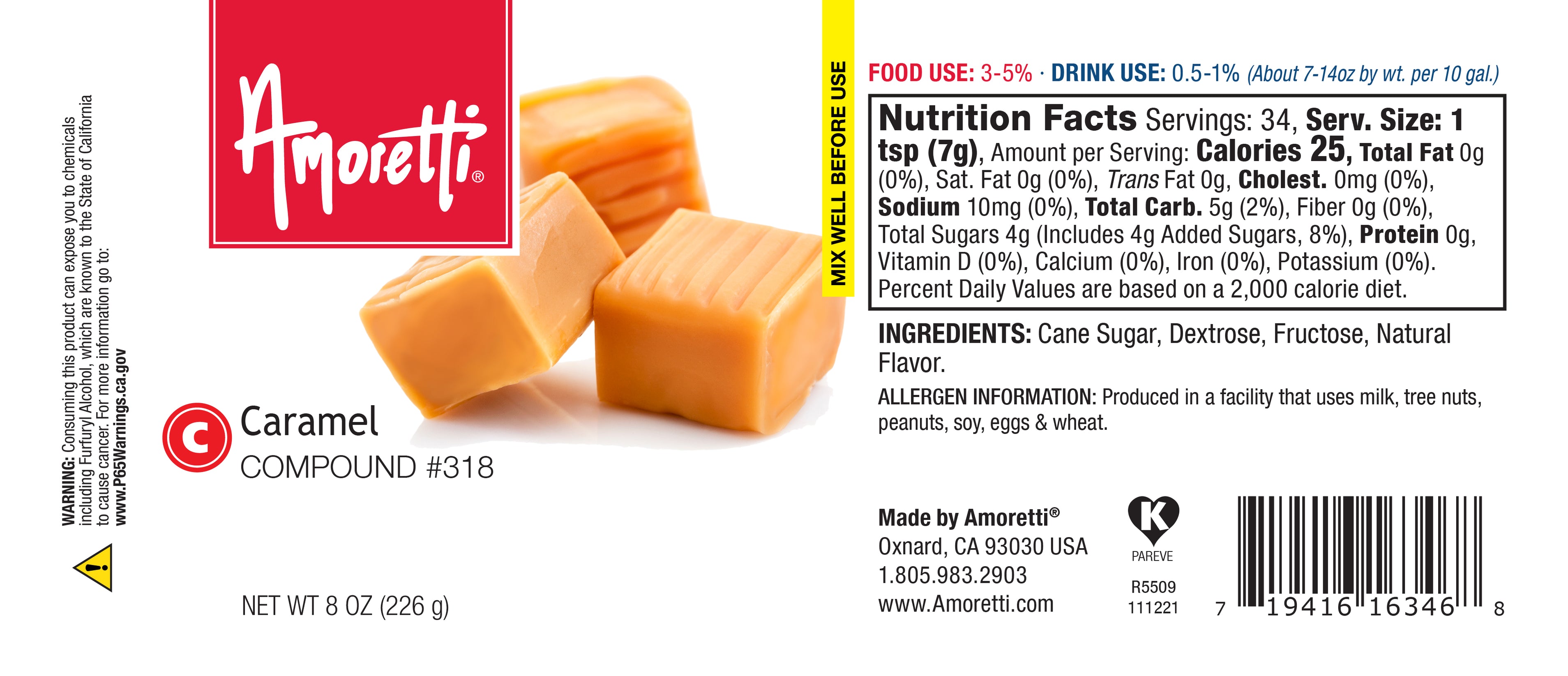 Caramel Compound — Amoretti