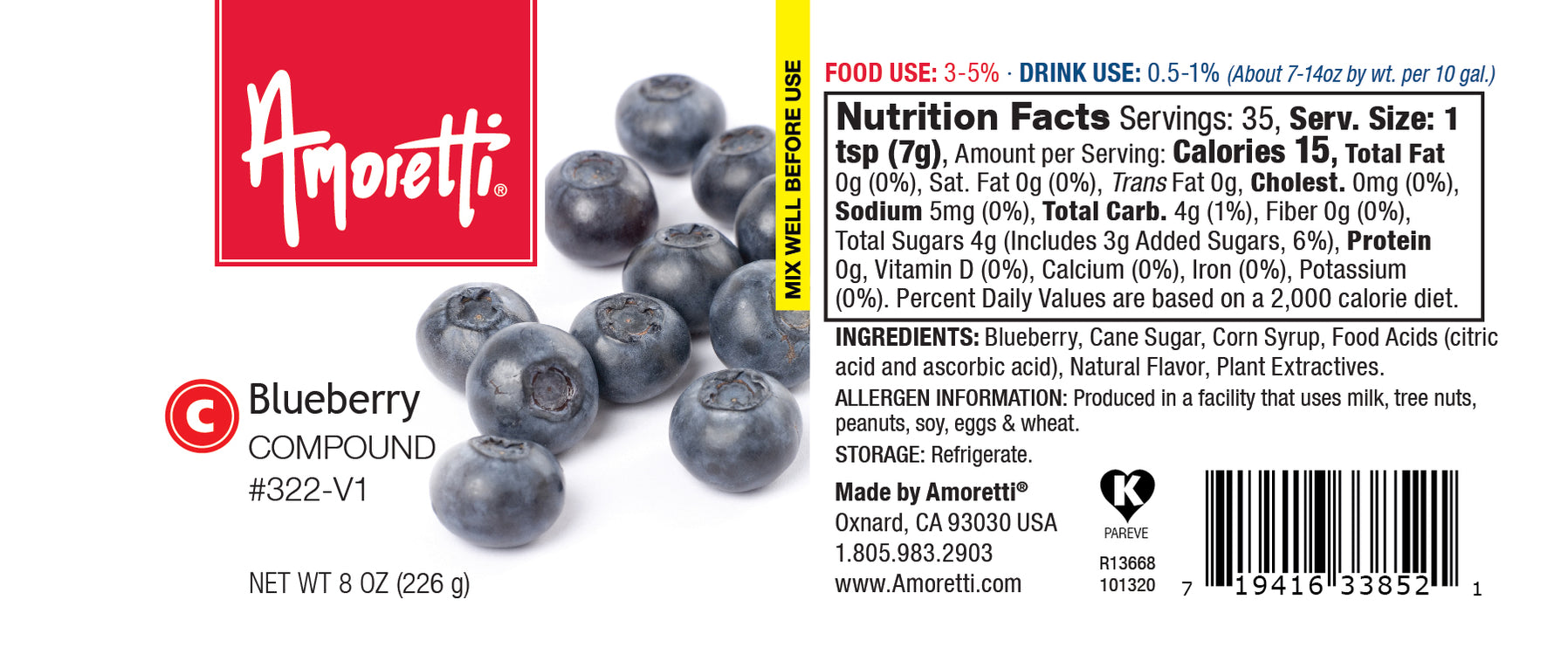 Blueberry Compound — Amoretti