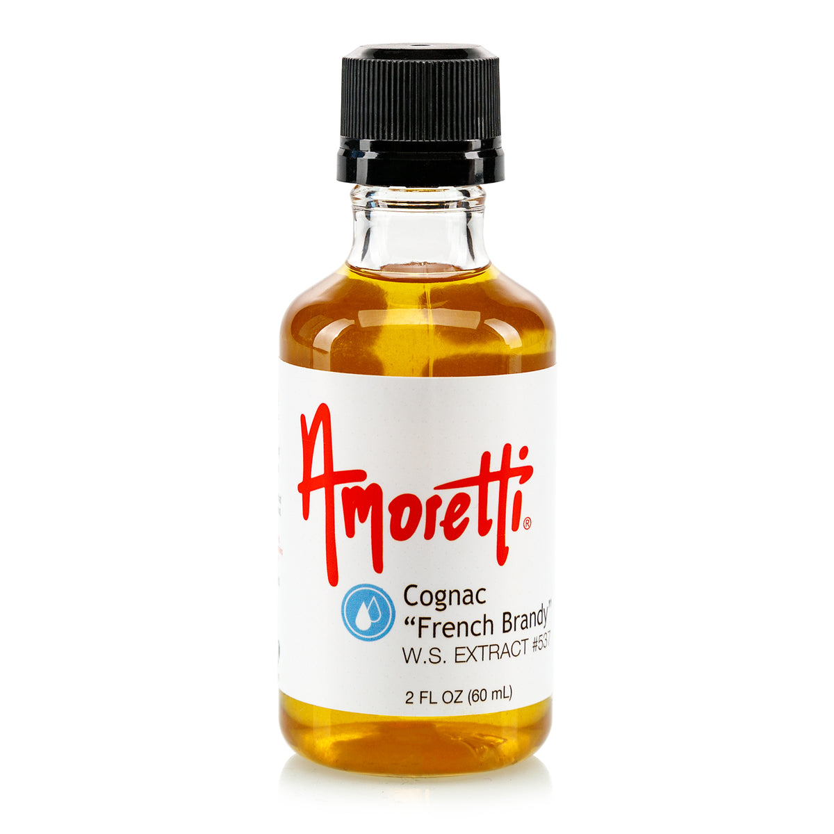 Cognac "French Brandy" Extract 88% alc. Water Soluble — Amoretti