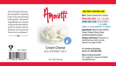 Cream Cheese Extract Water Soluble — Amoretti