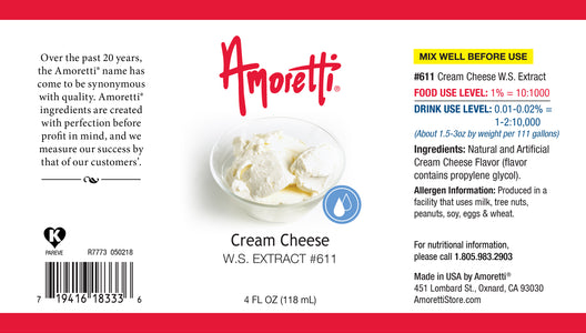 Cream Cheese Extract Water Soluble — Amoretti