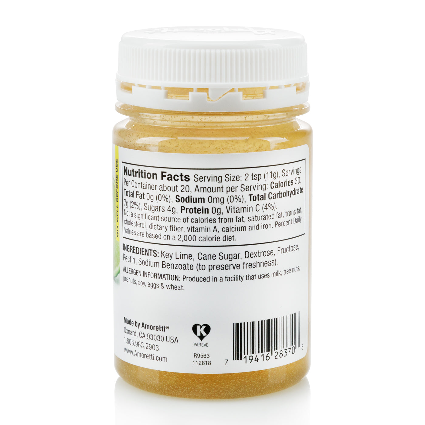 Key Lime Dessert Sauce — Amoretti