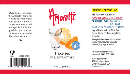 Triple Sec Extract Water Soluble — Amoretti