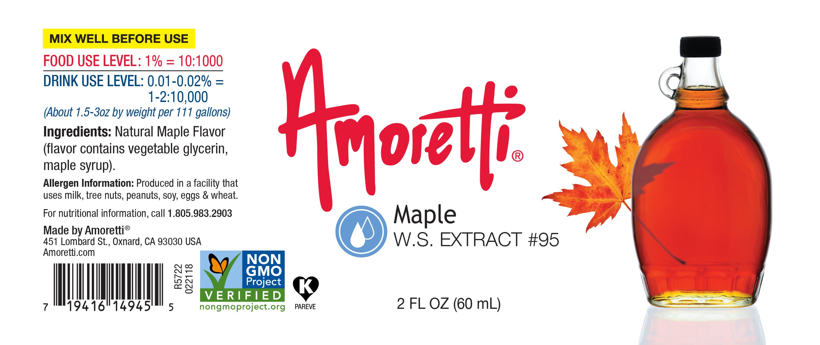 Maple Extract Water Soluble — Amoretti