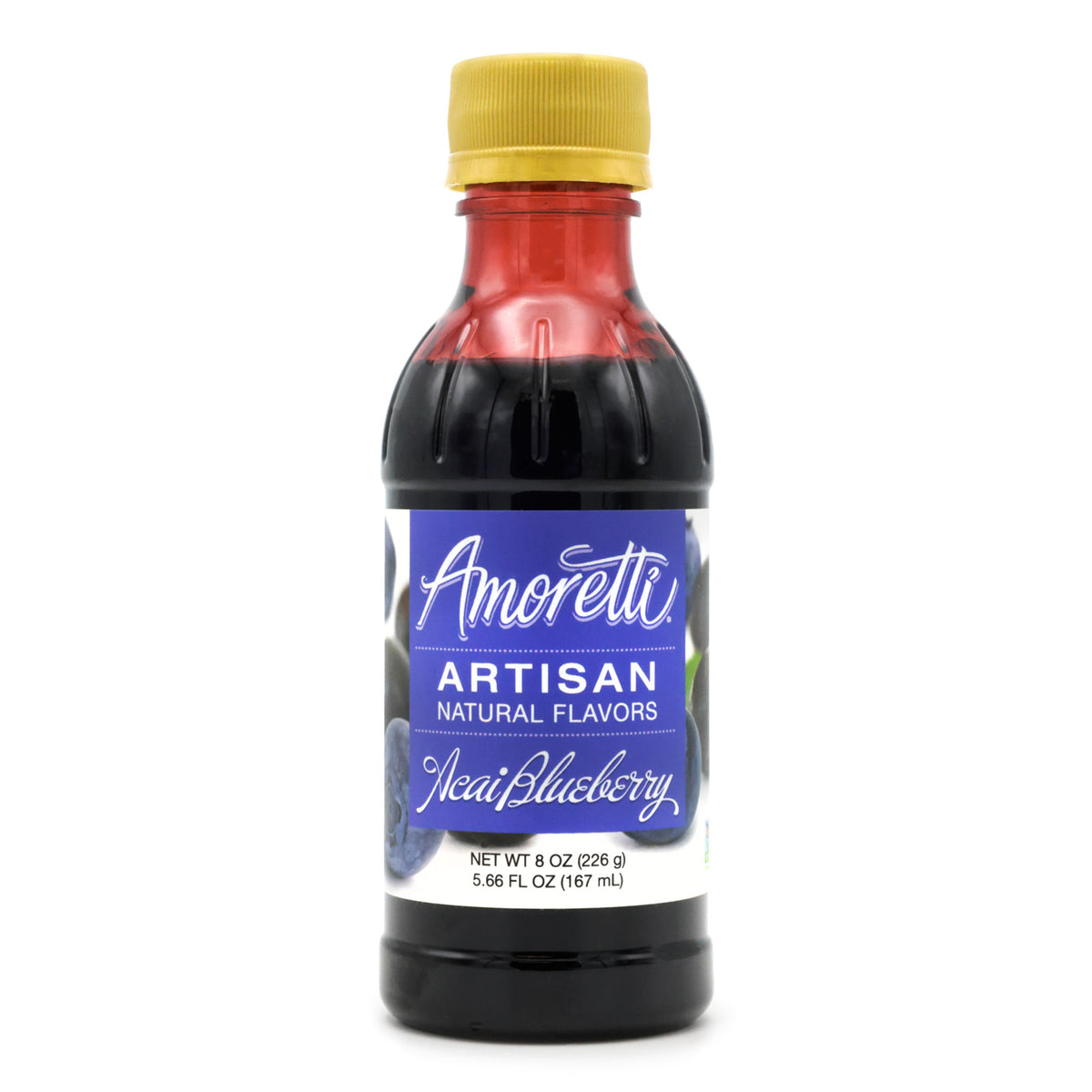 Natural Acai Blueberry Artisan Flavor — Amoretti