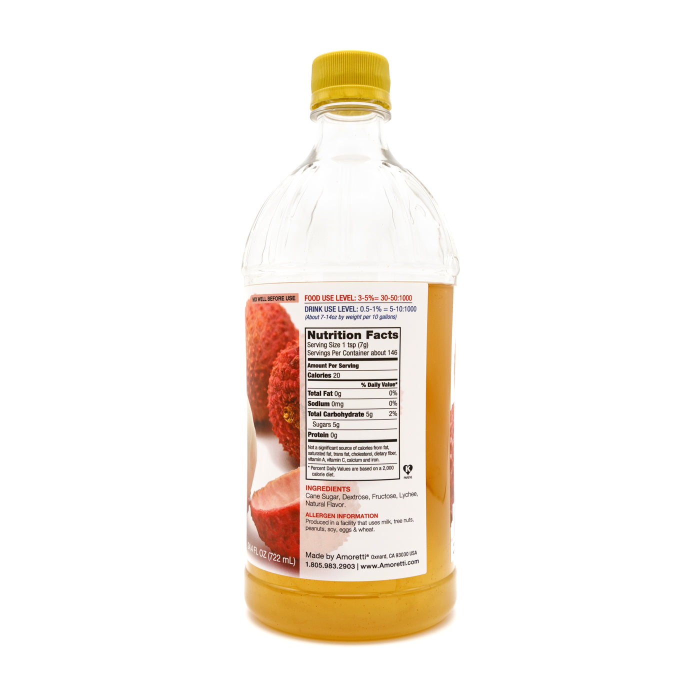 Natural Lychee Artisan Flavor — Amoretti