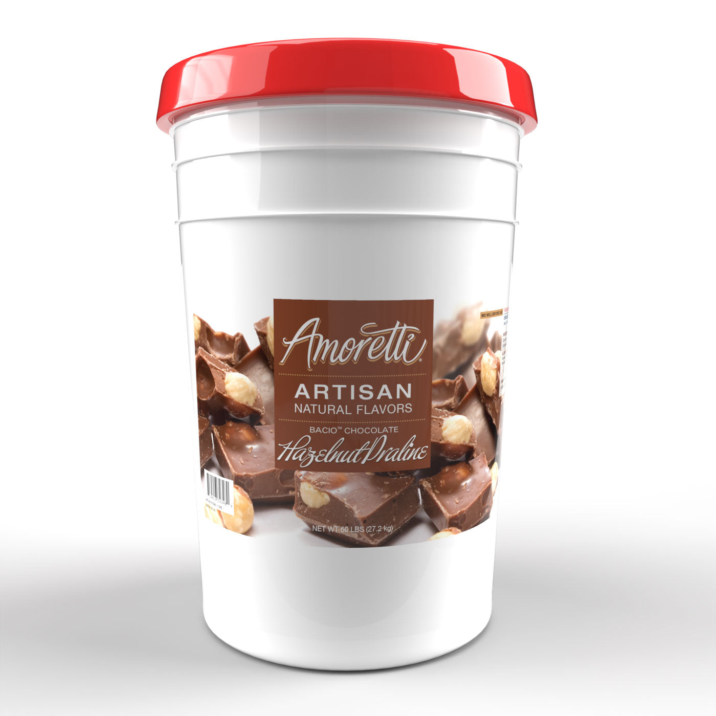 Natural Bacio Chocolate Hazelnut Praline Artisan Flavor — Amoretti