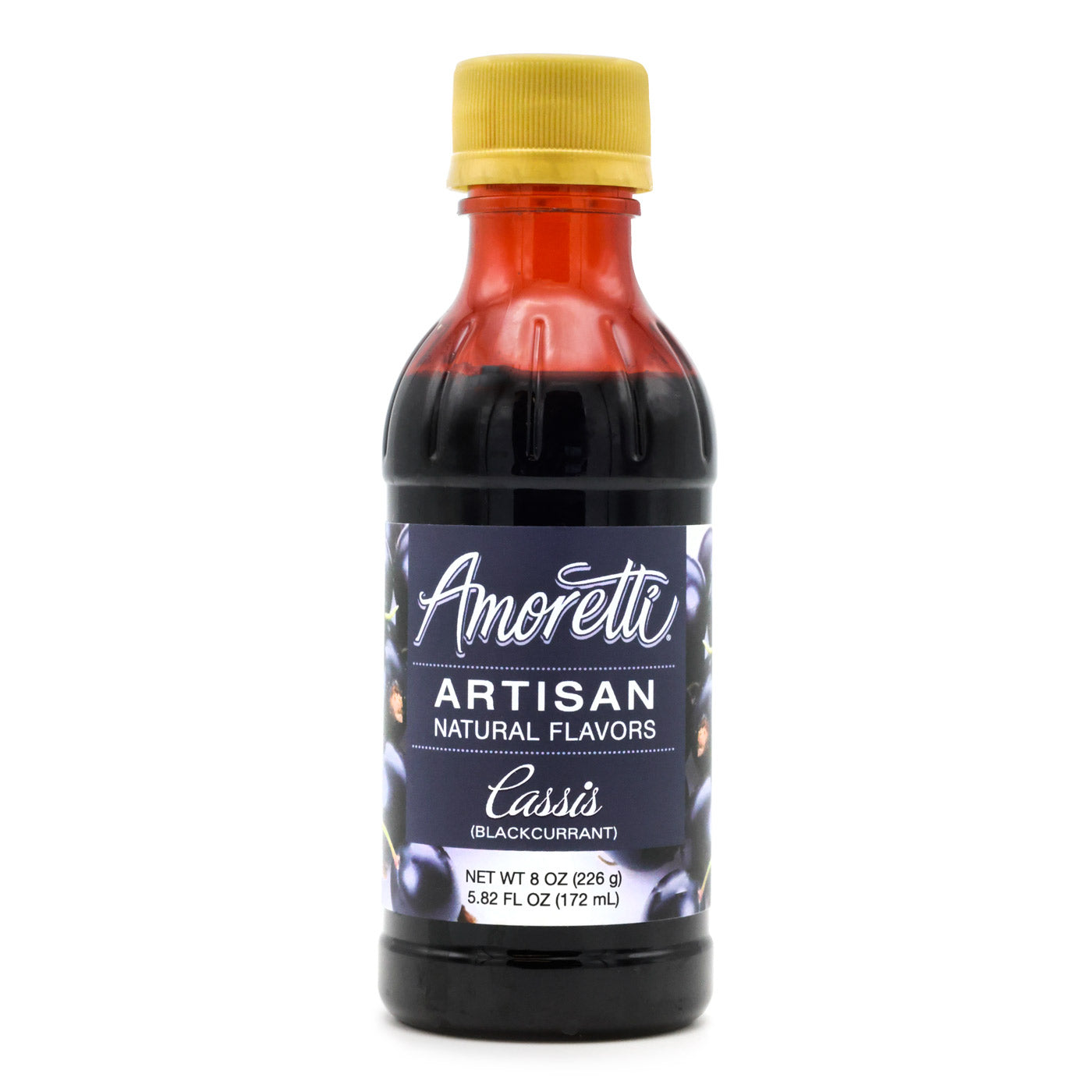 Natural Cassis (Blackcurrant) Artisan Flavor — Amoretti