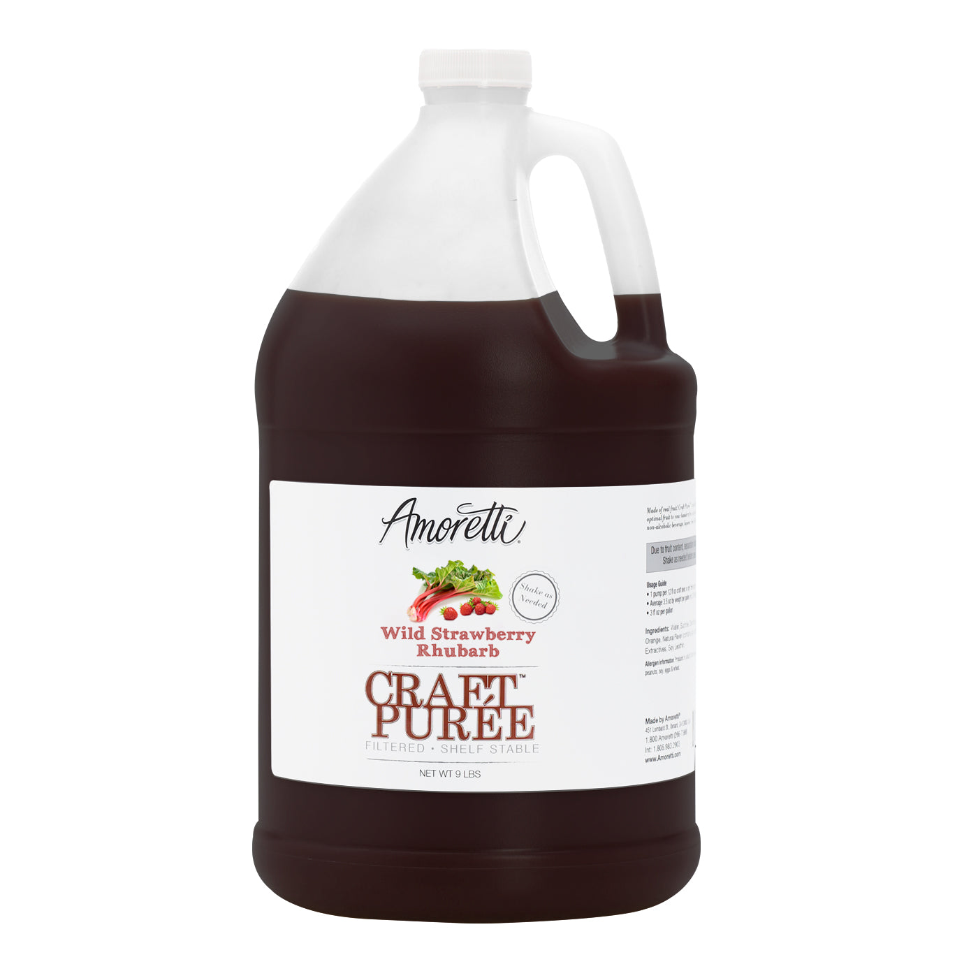 Wild Strawberry Rhubarb Craft Puree® — Amoretti