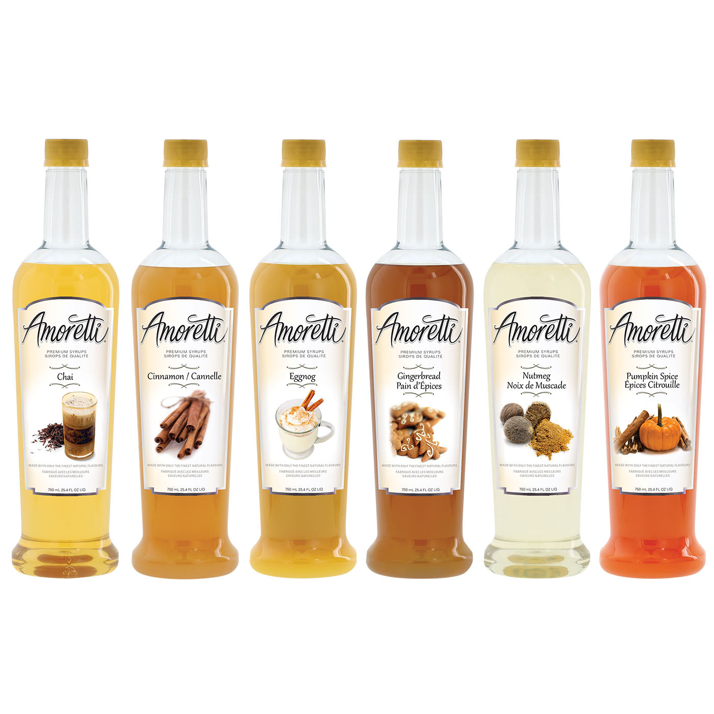 Holiday Syrups 6 Pack — Amoretti