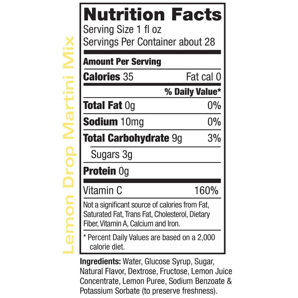 Premium Lemon Drop Martini Mix — Amoretti